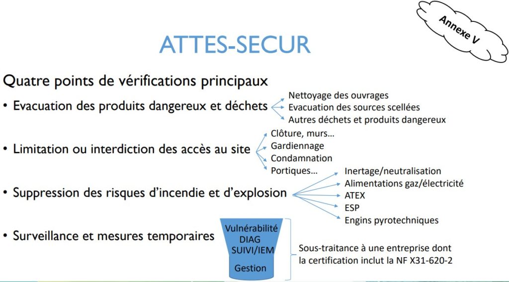 Attestation ATTES-SECUR et autres attestations ICPE > ALCOR Diagnostic ...